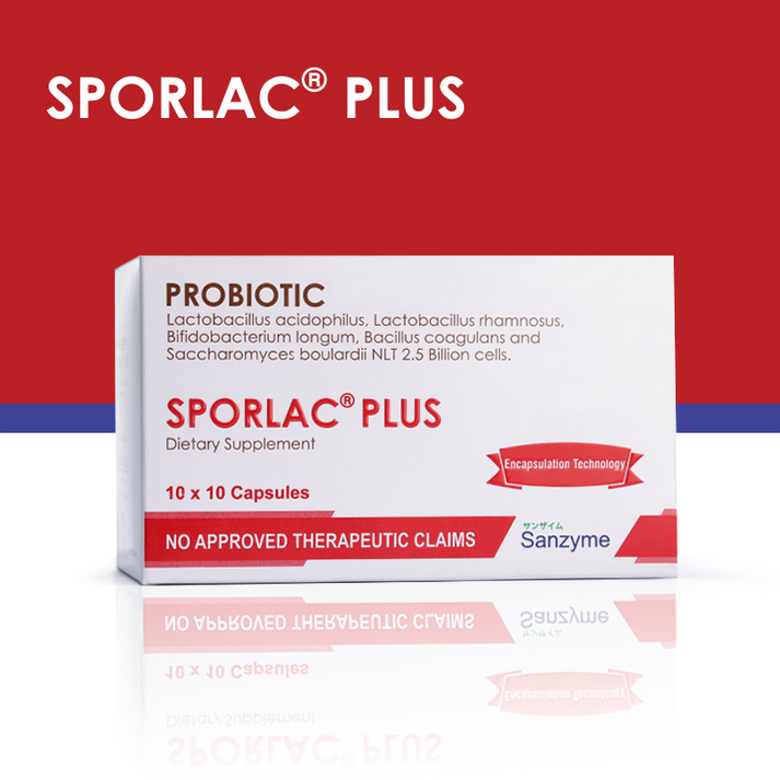 SPORLAC PLUS Probiotic Food Supplement 100 Tablets – jackpharma.shop